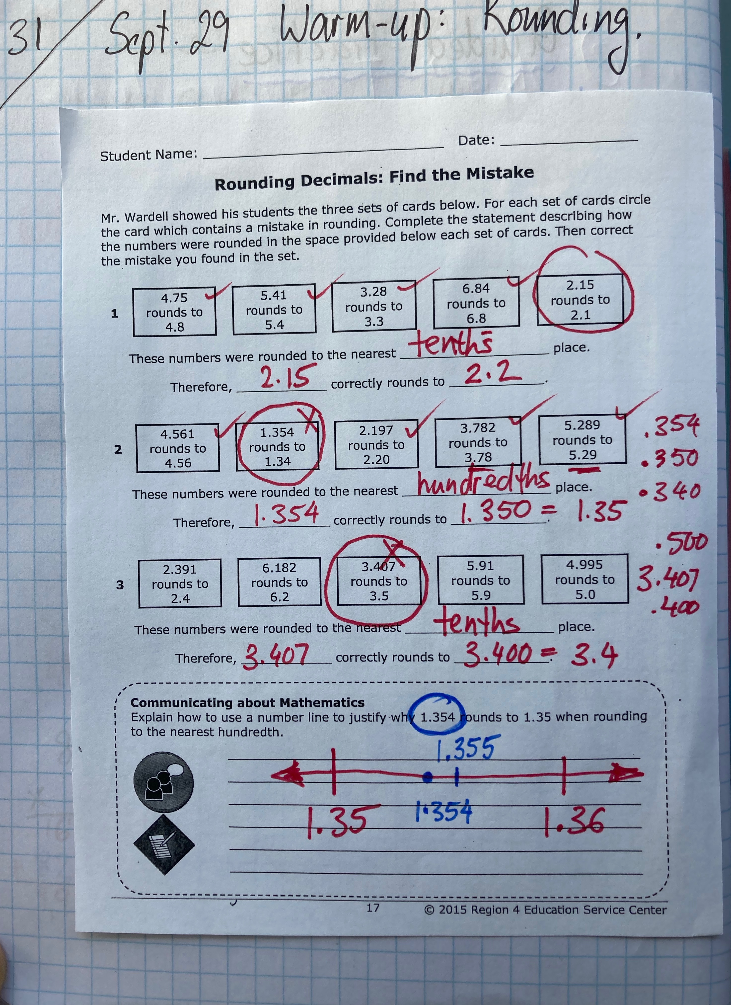 Decimal addition review – Mr. J’s Math Class